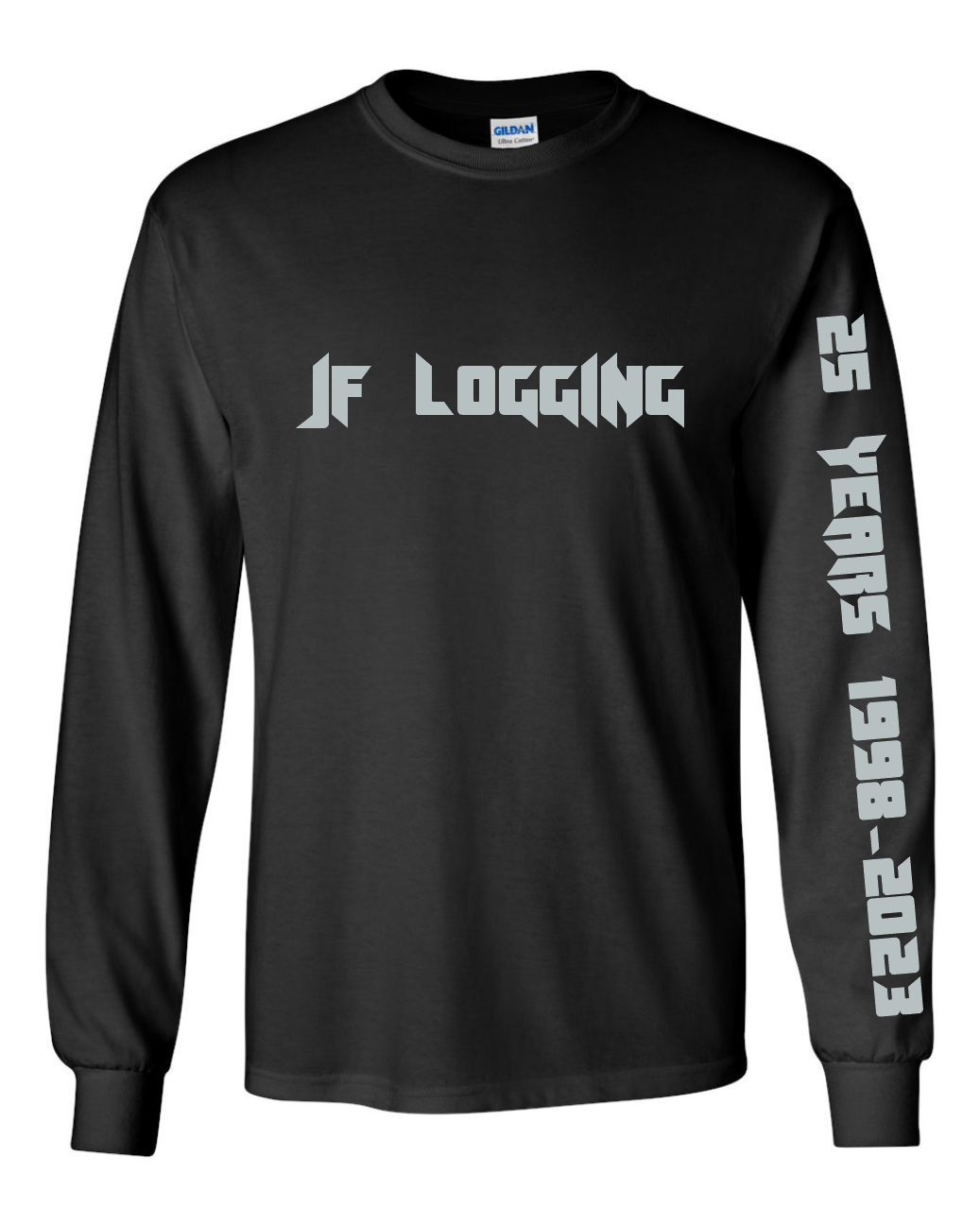 25 Years of Logs N' Chrome Long Sleeve T-Shirt – Black Army Clothing ...