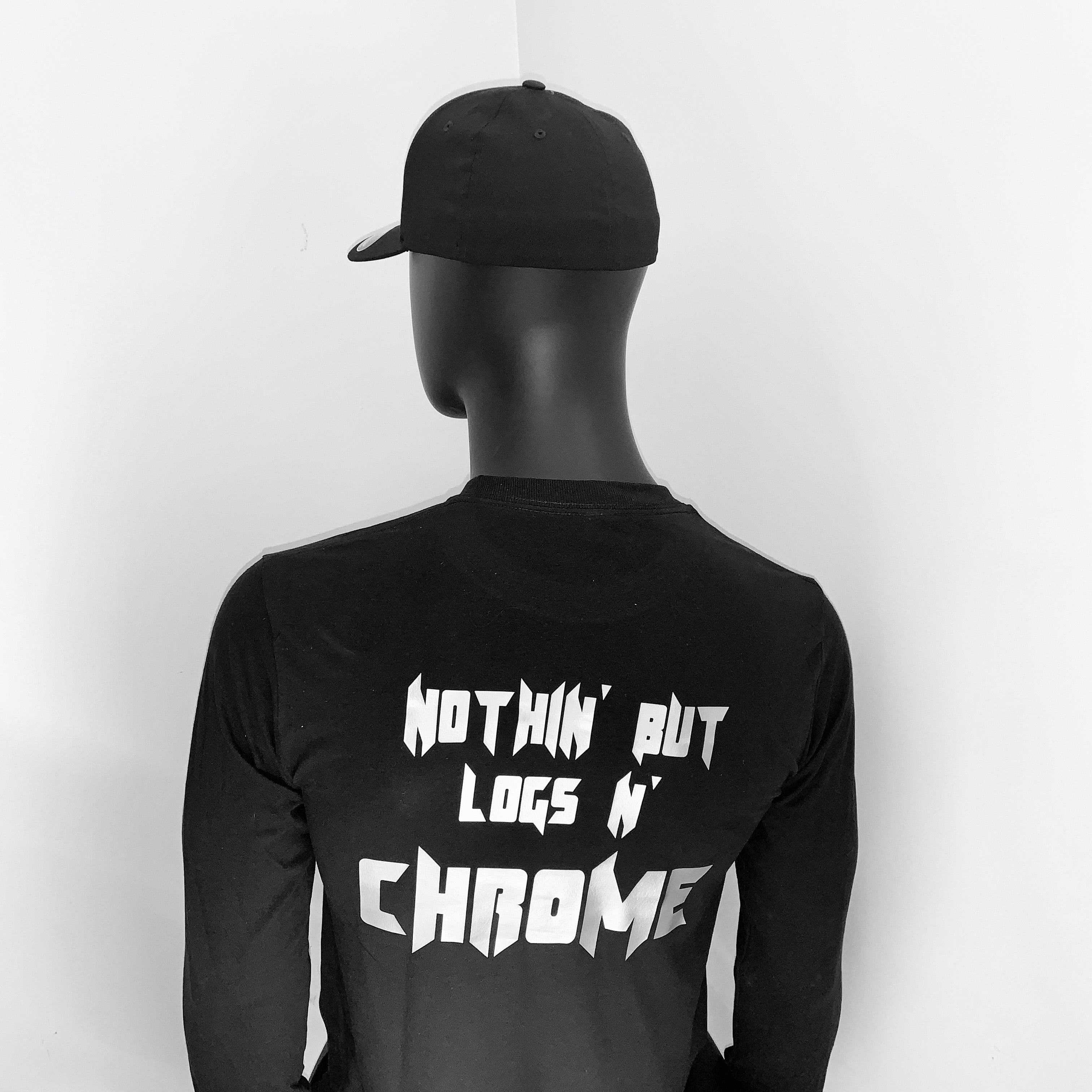 Logs N' Chrome Long Sleeve T-Shirt – Black Army Clothing Company